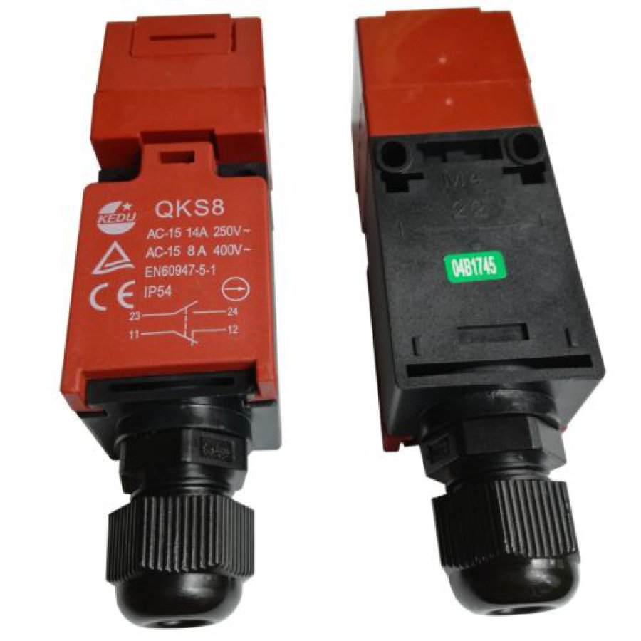 Wyłącznik krańcowy QKS8-6-2 KEDU z kluczykiem - ELSAT2